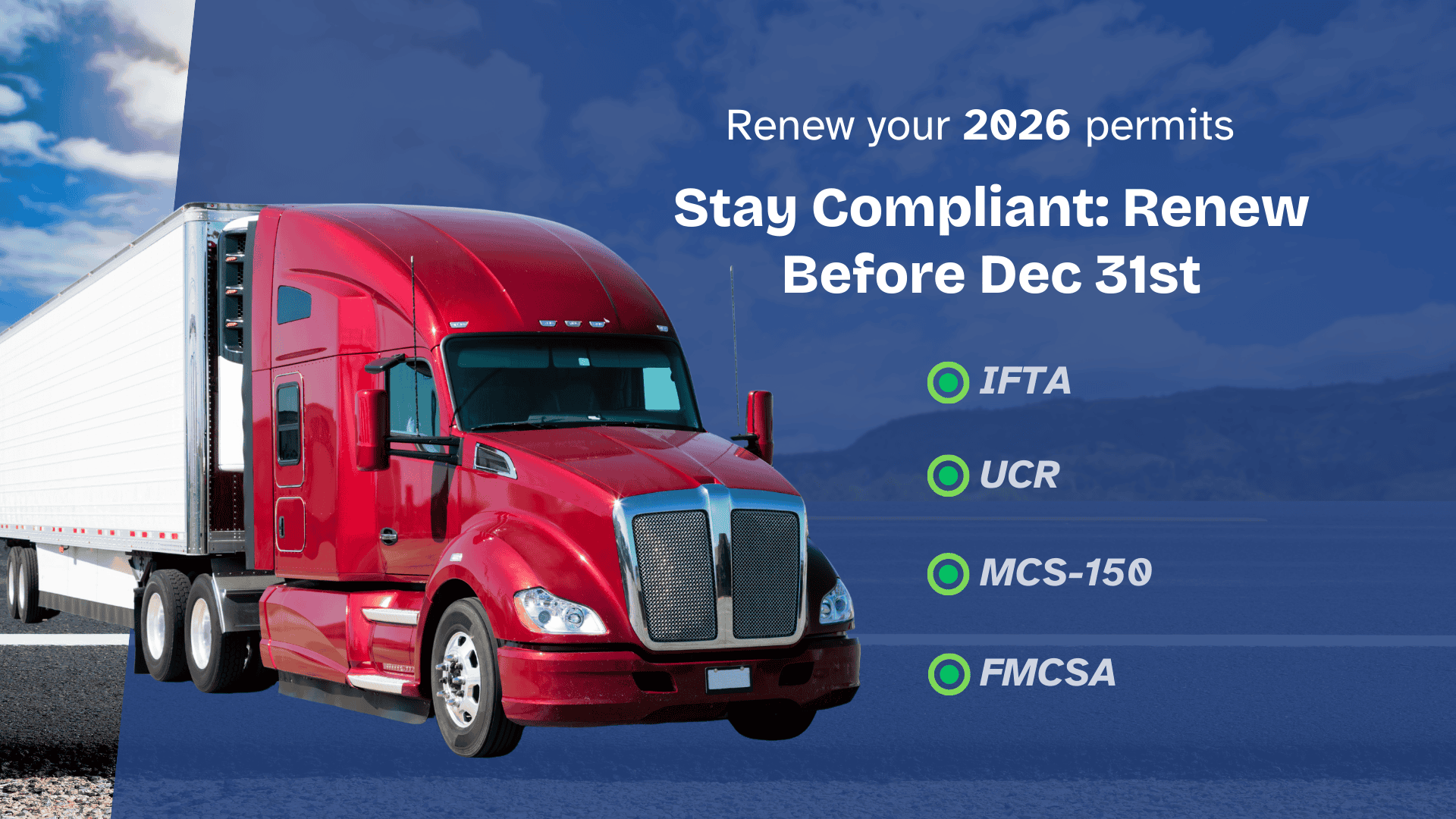 Common Mistakes When Renewing Your IFTA for 2026 - CDL SERVICES INC